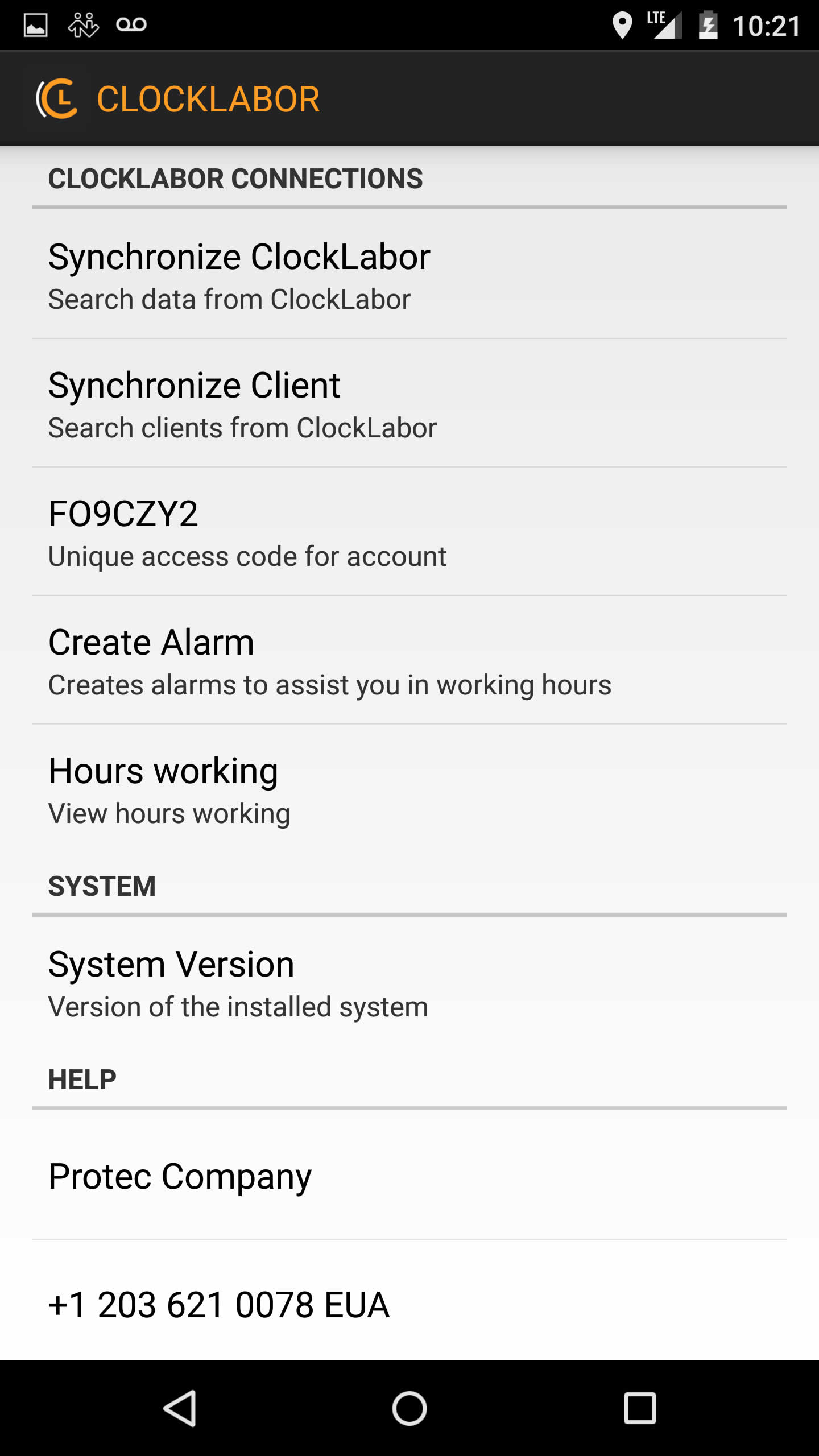 Clock Labor - App Brazil